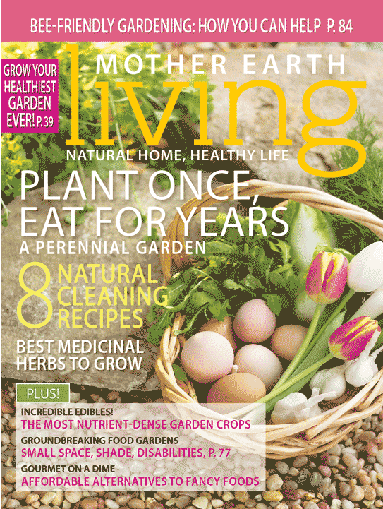 MOTHER EARTH LIVING MAGAZINE, MARCH/APRIL, 2015 – Mother Earth Living